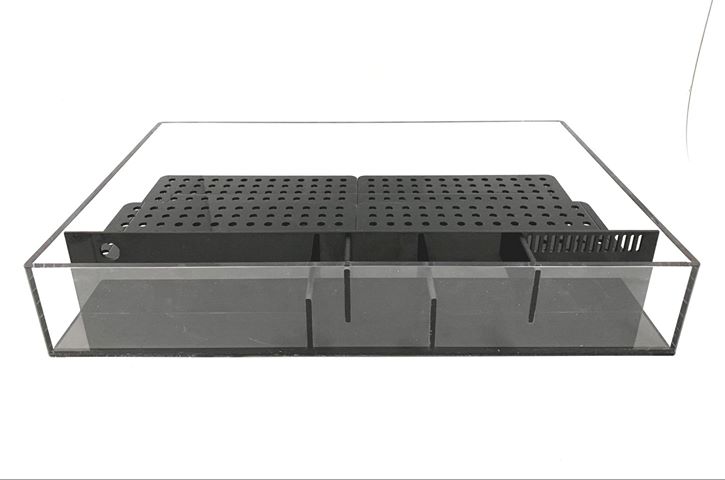 Ref#: FT310 - Rimless AIO Frag Tank w/ 4 Staggered Frag Racks 36"x24"x ...