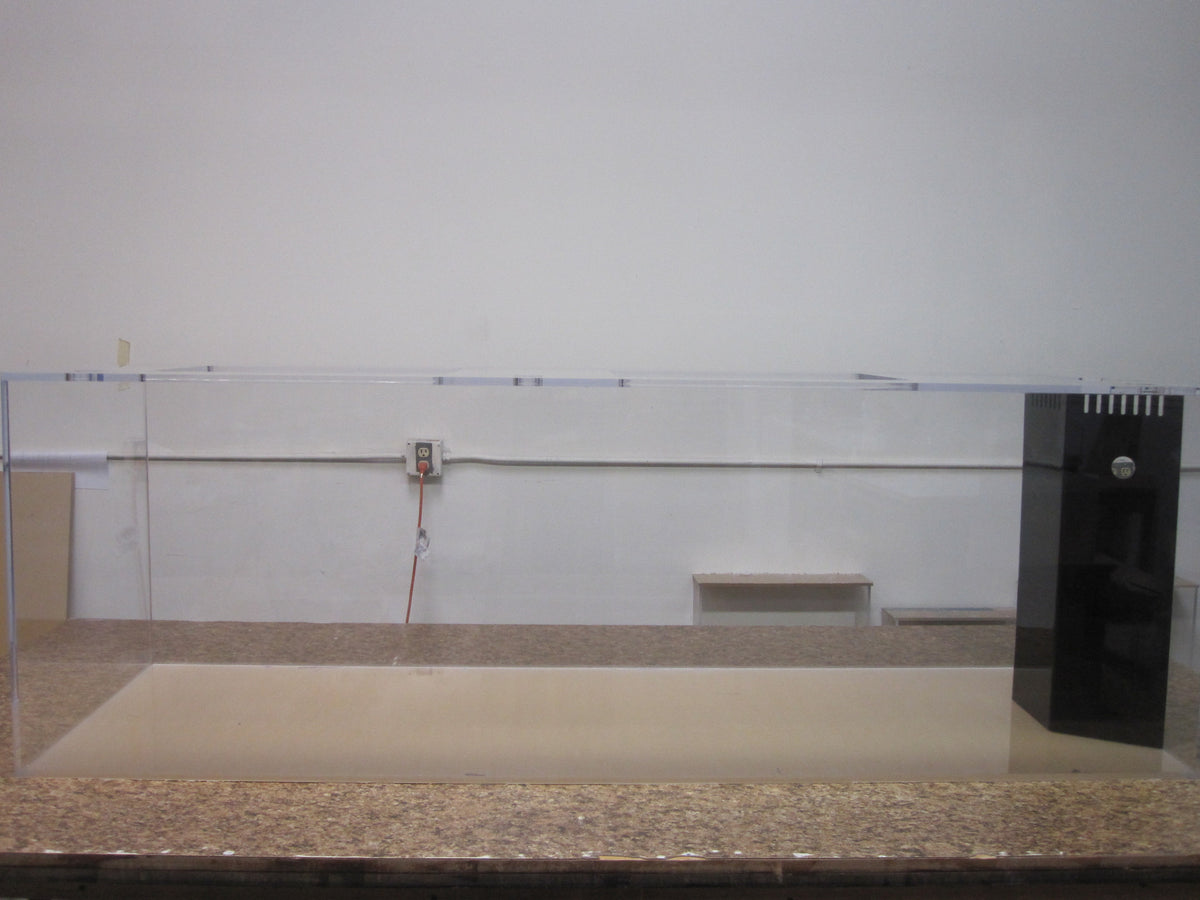 REF#: T107 - Peninsula Style Aquarium w/ Trapezoid Overflow Box (6 siz ...